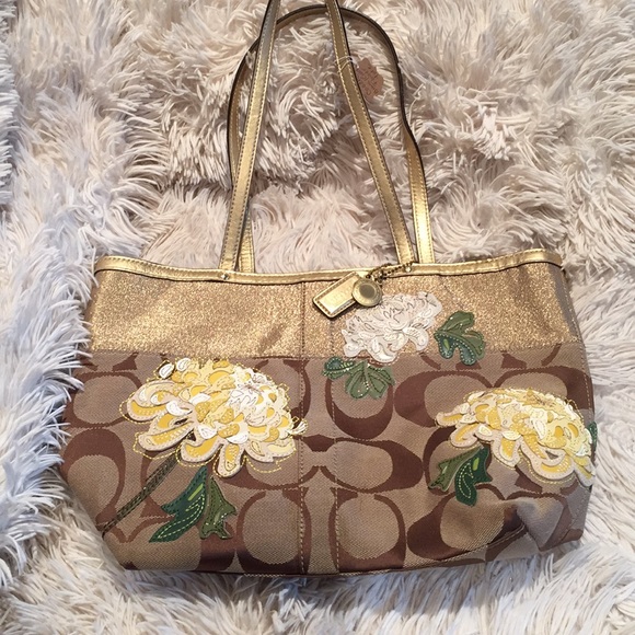 Coach | Bags | Coach Flower Tote Bag | Poshmark